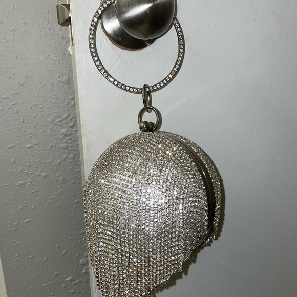 Bags | Crystal Ball Clutch Purse | Poshmark